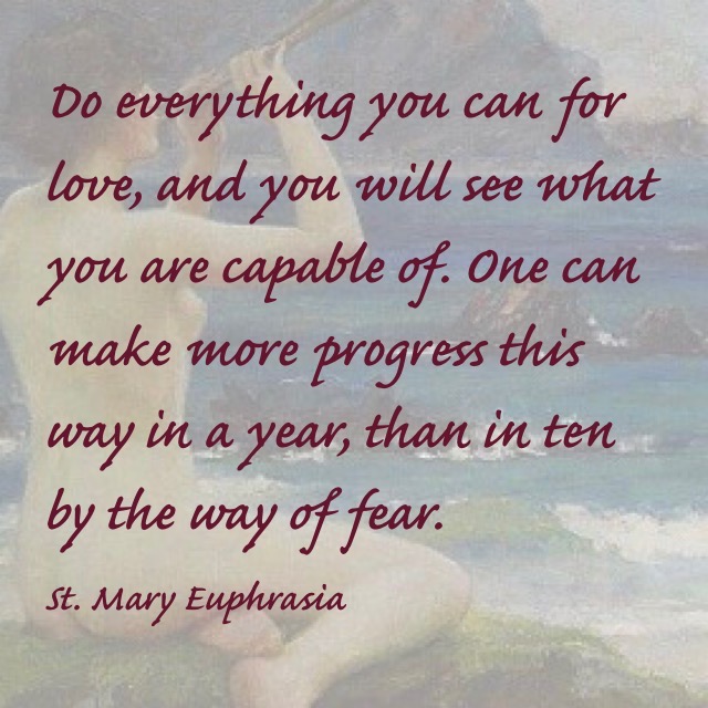 What She Said, May 31: St. Mary Euphrasia – The Gloria Sirens