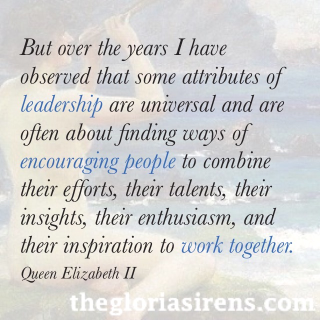 What She Said, January 21: Elizabeth II – The Gloria Sirens